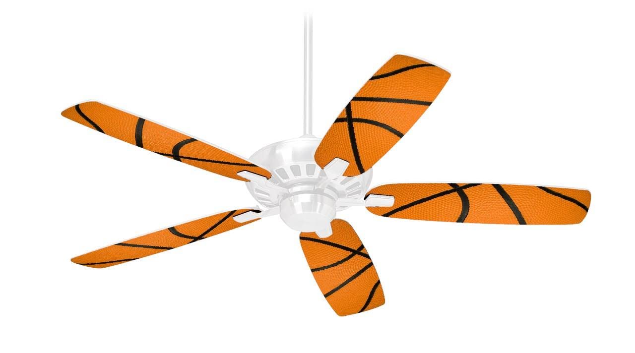 Basketball - Ceiling Fan Skin Kit fits most 42 inch fans (FAN and ...