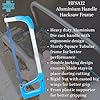 TAPARIA HFSA12 - Heavy Duty 12" Inch Aluminium Handle Hacksaw Frame ...