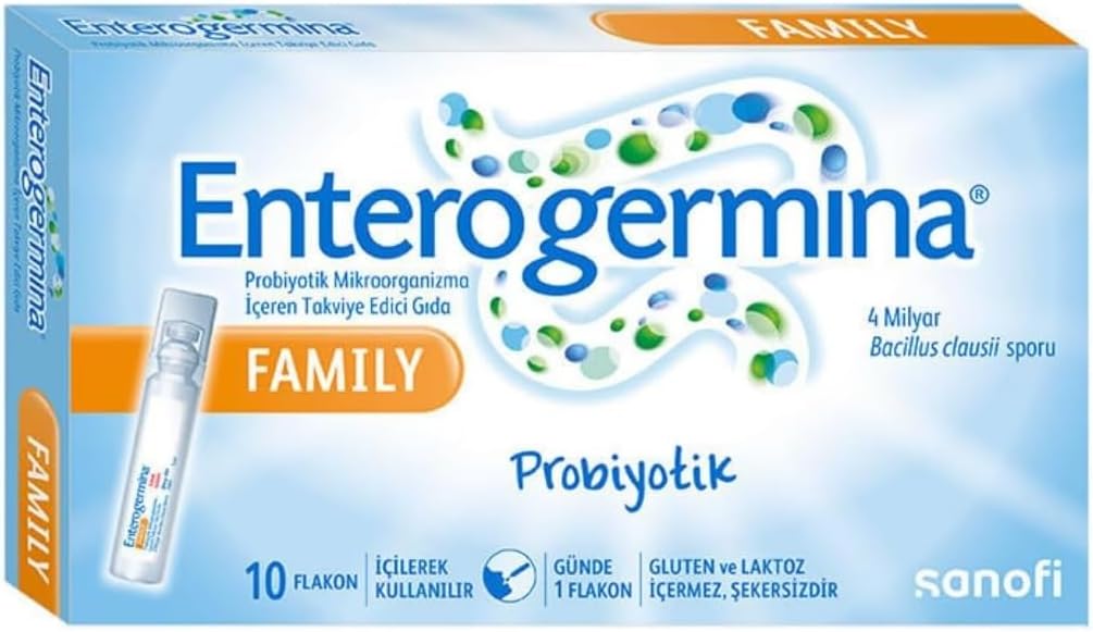 Amazon.com: Enterogermina Family 4 Billion Probiotic 5mL/10 Count ...