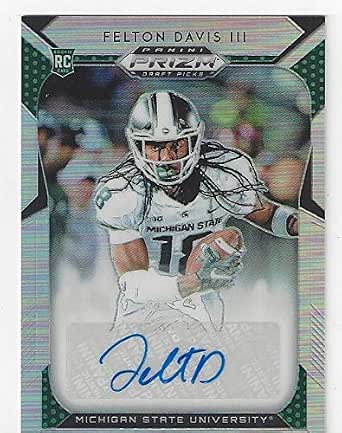 Amazon.com: Felton Davis III Autographed Green Prizm Rookie Card - 2019 ...