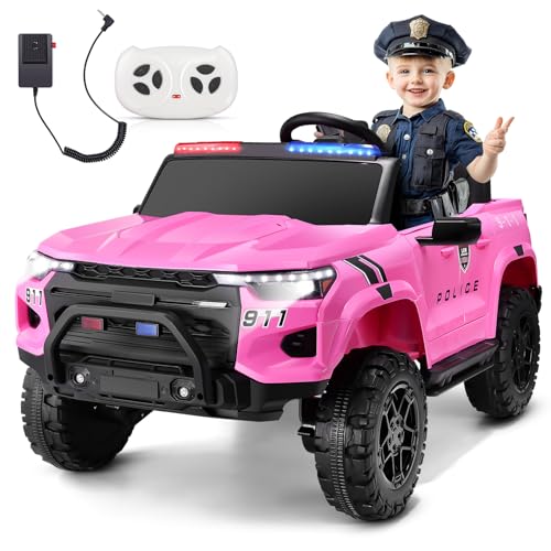 Hikole 24V Ride On Police Car Truck Review - RC Ride On Cars.