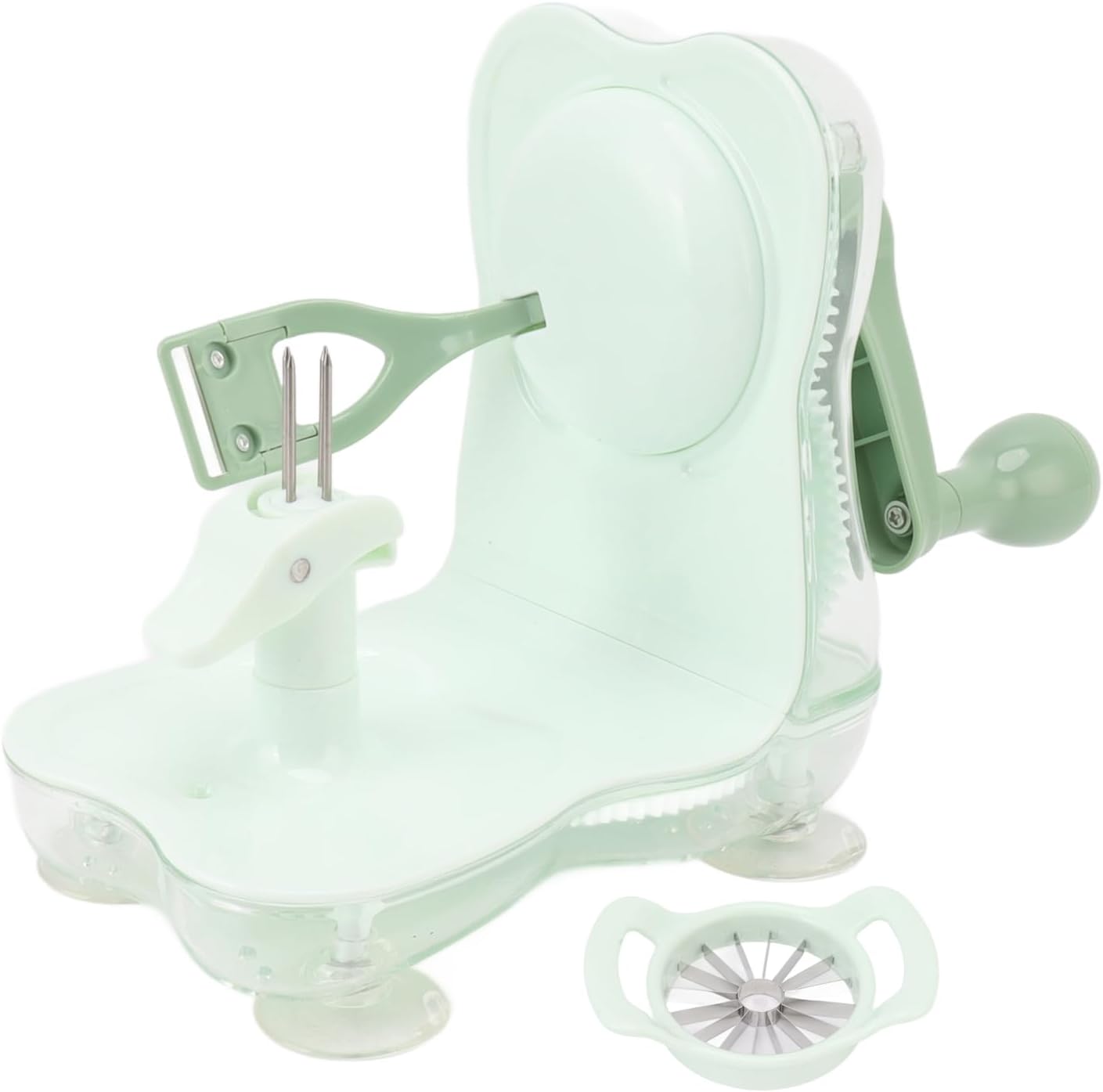 Amazon.com: Flexible Fruit Cutter Peeler Set,Hand Crank Fruit ...