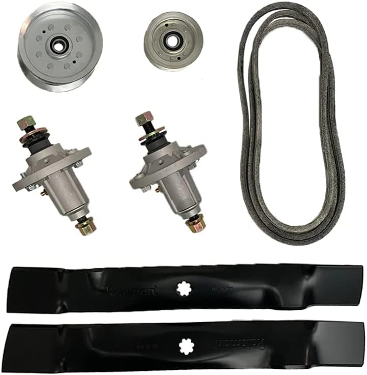 Amazon.com : EPR Spindle Blade Belt Deck Kit for John Deere 42 Inch 105 ...