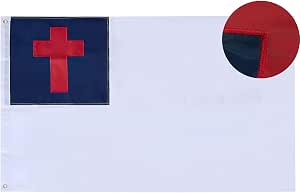 Amazon.com : ROTERDON Christian Flag 6x10 FT, Outdoor Heavy Duty 210D ...