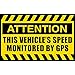 Amazon.com - Attention This Vehicle's Speed is Monitored by GPS Sticker (car Truck Van Safety ...