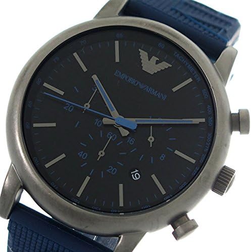 Amazon | エンポリオ アルマーニ EMPORIO ARMANI KAPPA クロノ クオーツ メンズ 腕時計 AR11023 ブラック ...