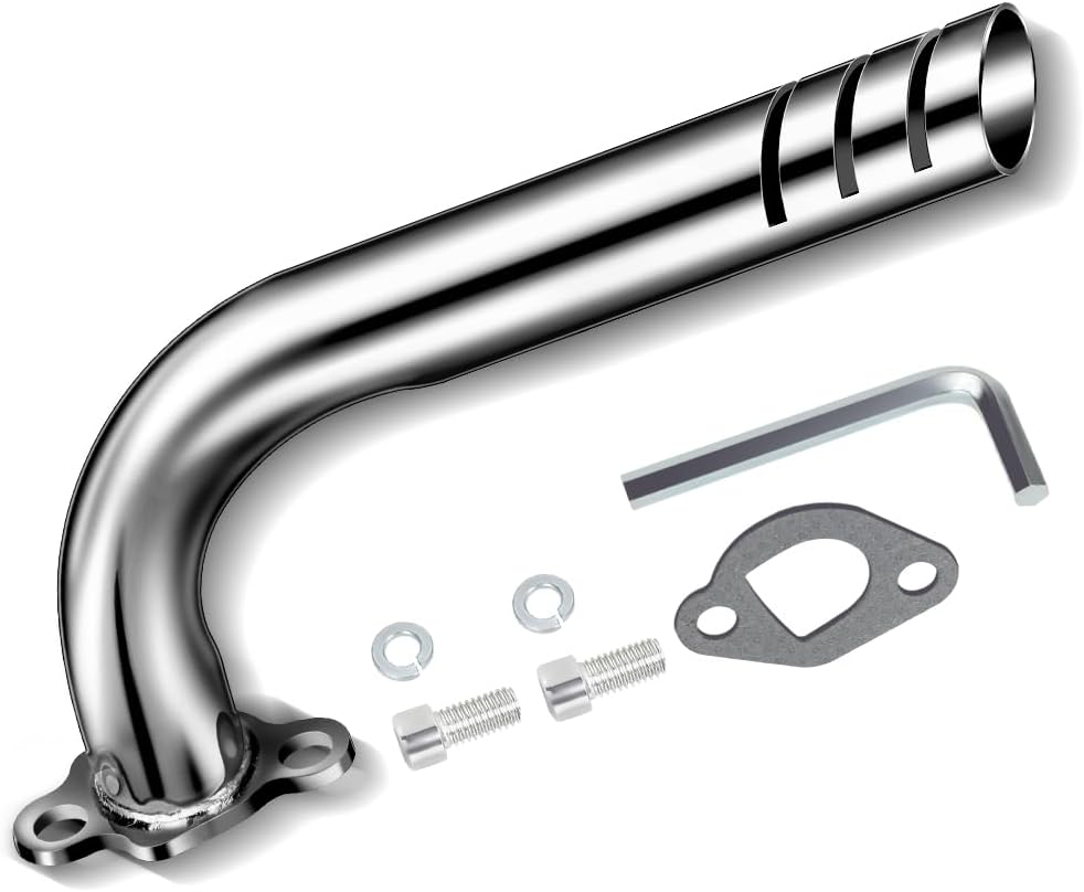 Amazon.com: RLV Predator 212cc Hemi & Non-Hemi Exhaust Header Pipe ...