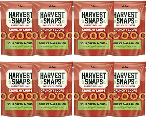 Amazon.com: Harvest Snaps Veggie Chips (Sour Cream and Onion Crunchy ...