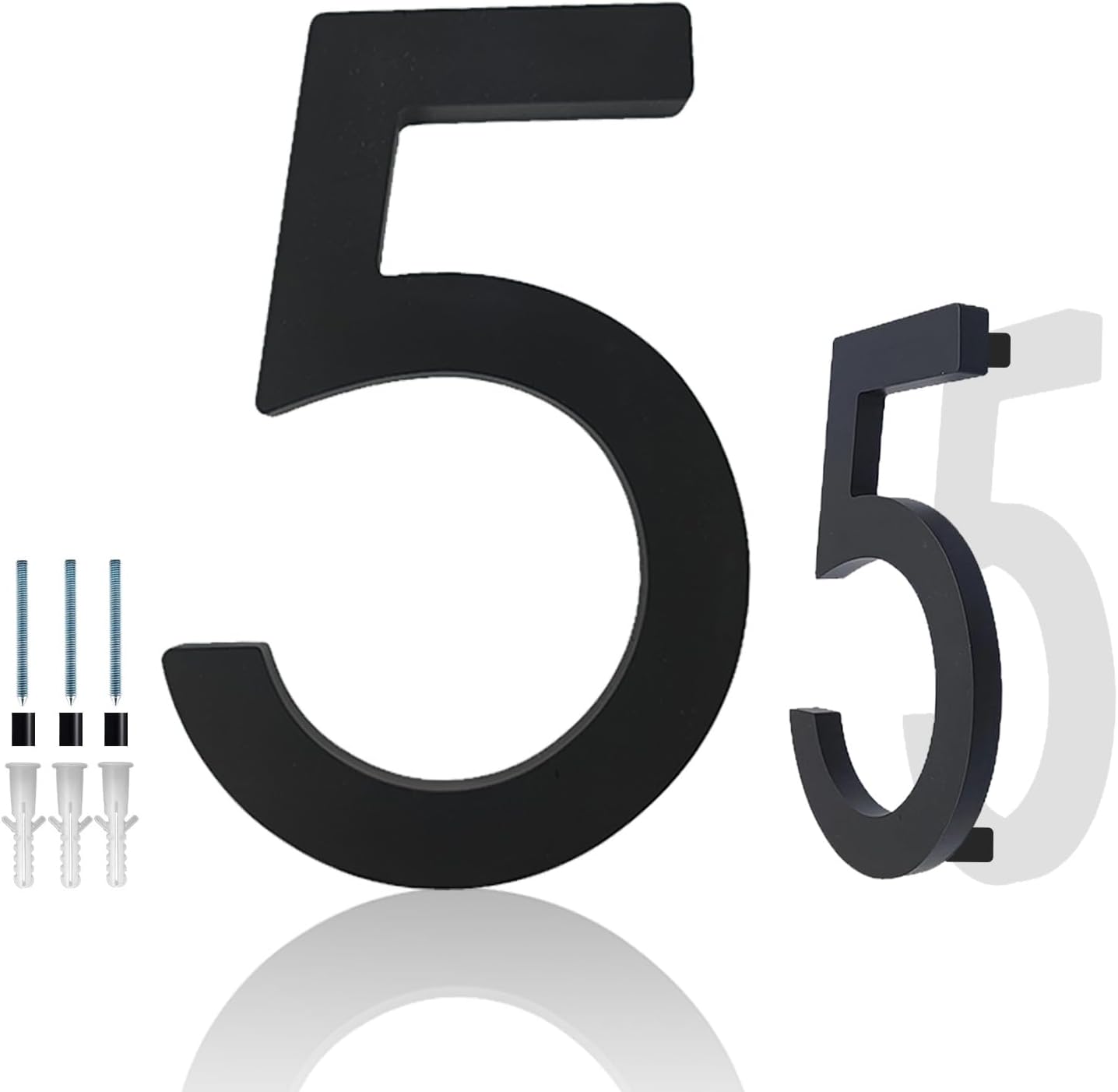 Amazon.com: Hvatry House Numbers for Outside, 6 inch Modern Floating ...