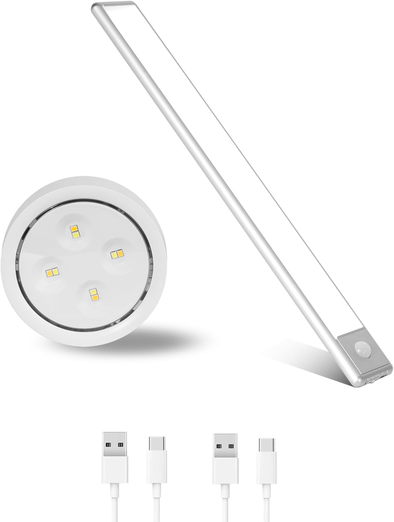 LAYSHINEEN 72 LED Under Cabinet Lights, 12 inch Motion Sensor Light ...