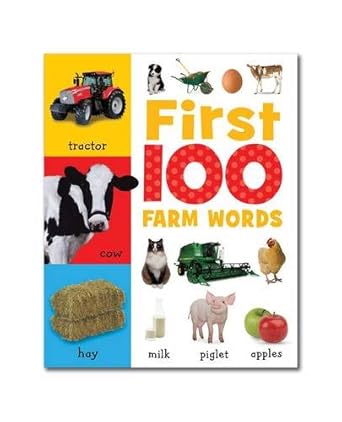 First 100 Farm Words: Mini Board Book: 9781848799622: Books - Amazon.ca