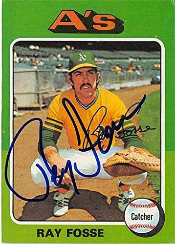 Ray Fosse autographed Baseball Card (Oakland Athletics) 1975 Topps #486 ...