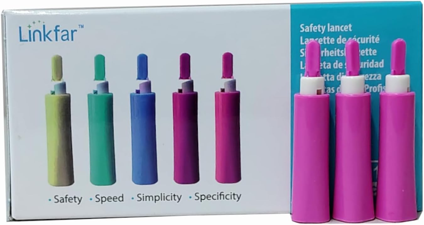 LinkFar® Lancet Lanceta de Seguridad PA II Lnacetas de seguridad PA II ...
