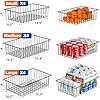 Amazon.com: Simple Trending 12 Pack Extra Large Wire Storage Baskets ...