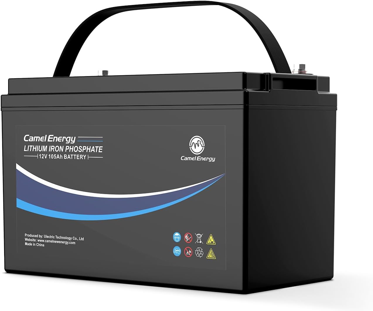 Amazon.com: 12V 105Ah LiFePO4 Lithium Battery with Bluetooth, Built-in ...