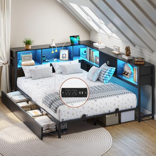 A Long-Term Review of the DICTAC Full Corner Bed Frame with Bookcase ...