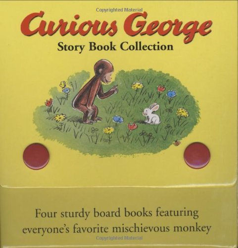 Curious George Four Board Book Set by Rey, H. A., Rey, H.A., Margret ...