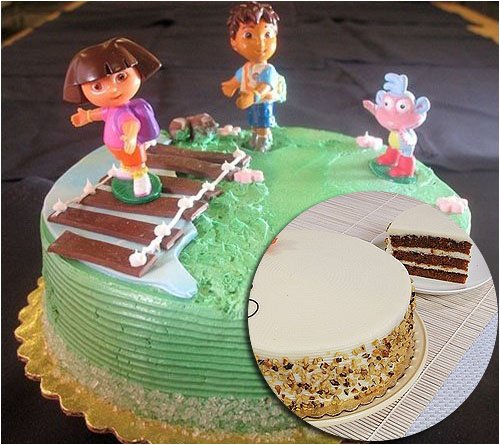Amazon.com: Dora the Explorer Personlized Birthday Carrot Cake ...