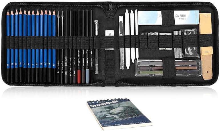 ABOUT SPACE Sketching Kit - 38 Pcs Professional Sketch & Drawing Tool ...
