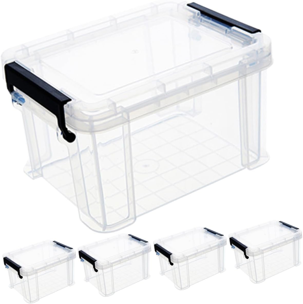 Amazon.com - Zerodeko 5pcs Boxes Plastic Containers Mini Screws Bins ...