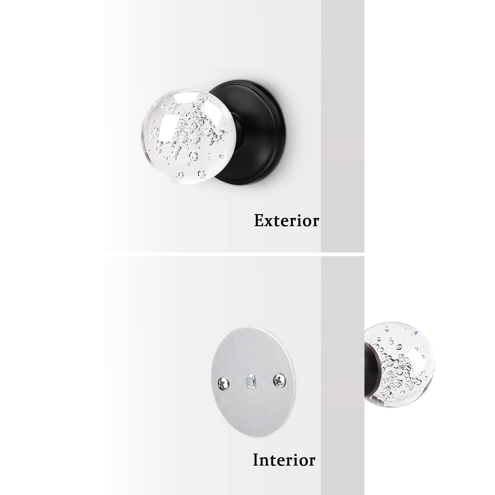 Snapklik.com : Orger 10 Pack Inactive Dummy Door Knobs For French Door ...