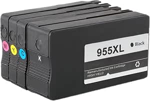 Amazon.co.jp: 955 XL Ink Cartridge, Compatible with Pro 7720 7740 8710 ...