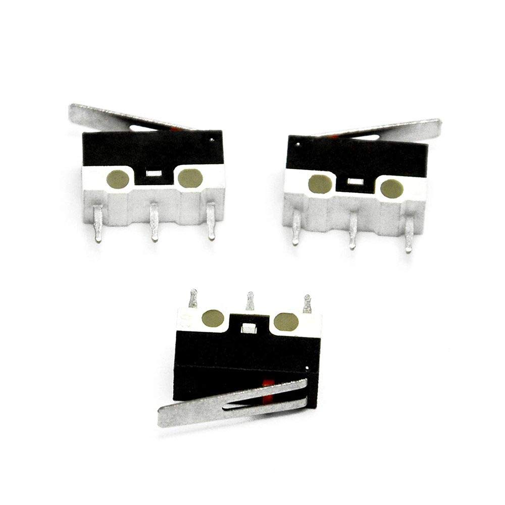 Snapklik.com : 20Pcs Micro Switch AC 1A 125V 3Pin SPDT NO+NC Hinge ...