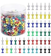 Amazon.com: 120Pcs Colorful Thumb Tacks, Push Pins Tacks, Assorted ...