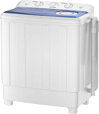Amazon.com: Zynkez Portable Washing Machine, 28Lbs Compact Twin Tub ...