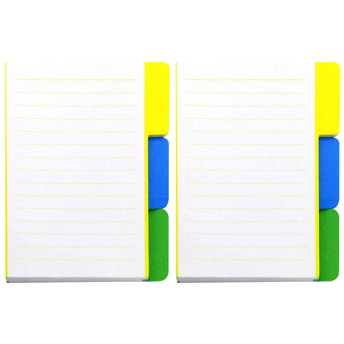 Amazon.com : 4A Divider Sticky Notes,4 x 6 Inches,White Paper,Lined,20 ...