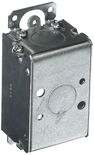 Hubbel Electric Raco Single Gang Switch Box With Conduit Knock Out 0400 ...