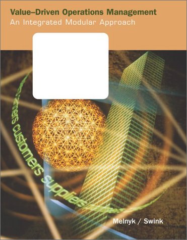 Value-Driven Operations Management: An Integrated Modular Approach ...