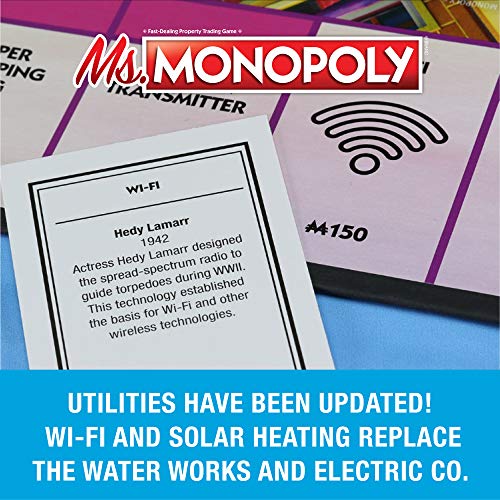 Monopoly Ms.Monopoly Board Game for Ages 8 & Up $7.10(64% Off ...