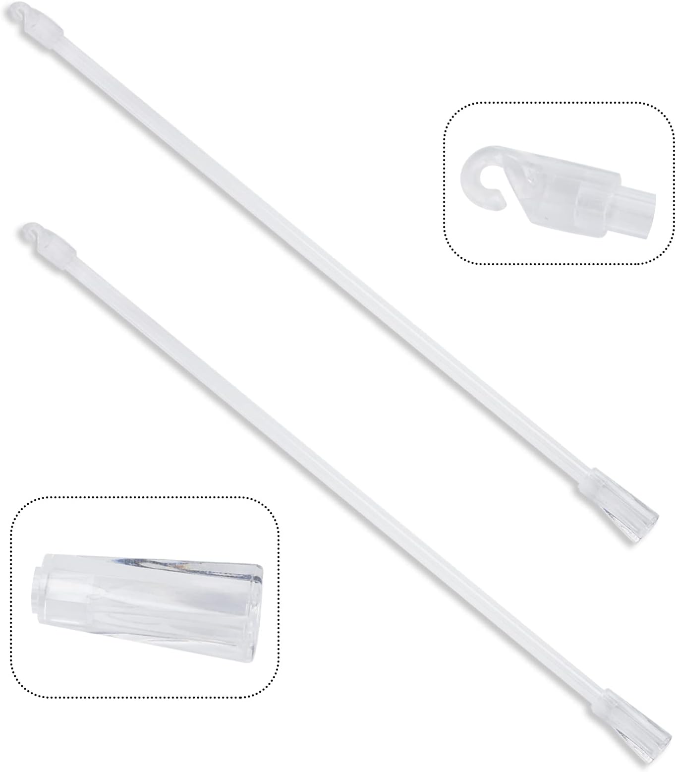 Amazon.com: 6 Pieces 12 Inches Blind Wand Vertical Blinds Replacement ...