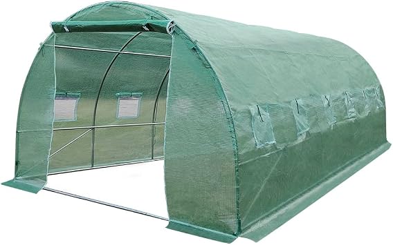 Panana Walk-in Greenhouse Galvanised Frame Polly Tunnel Patio Garden ...