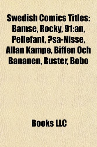 Swedish Comics Titles Swedish Comics Titles: Bamse, Rocky, 91: An ...