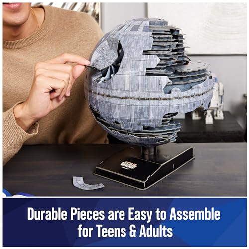 4D Build, Star Wars Deluxe Death Star II Cardstock Model Kit 272pc Star ...