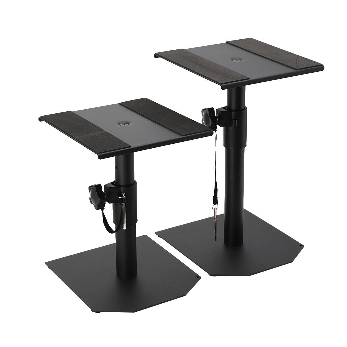 Cozyel 1 Pair Speaker Stands, Adjustable Height, Extend 29 to 52CM ...