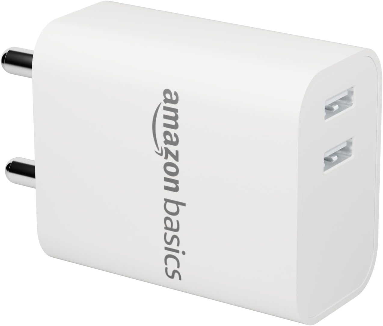 Amazon Basics 12W Dual Port Fast Charger | 12W Max Output | Includes 1 ...