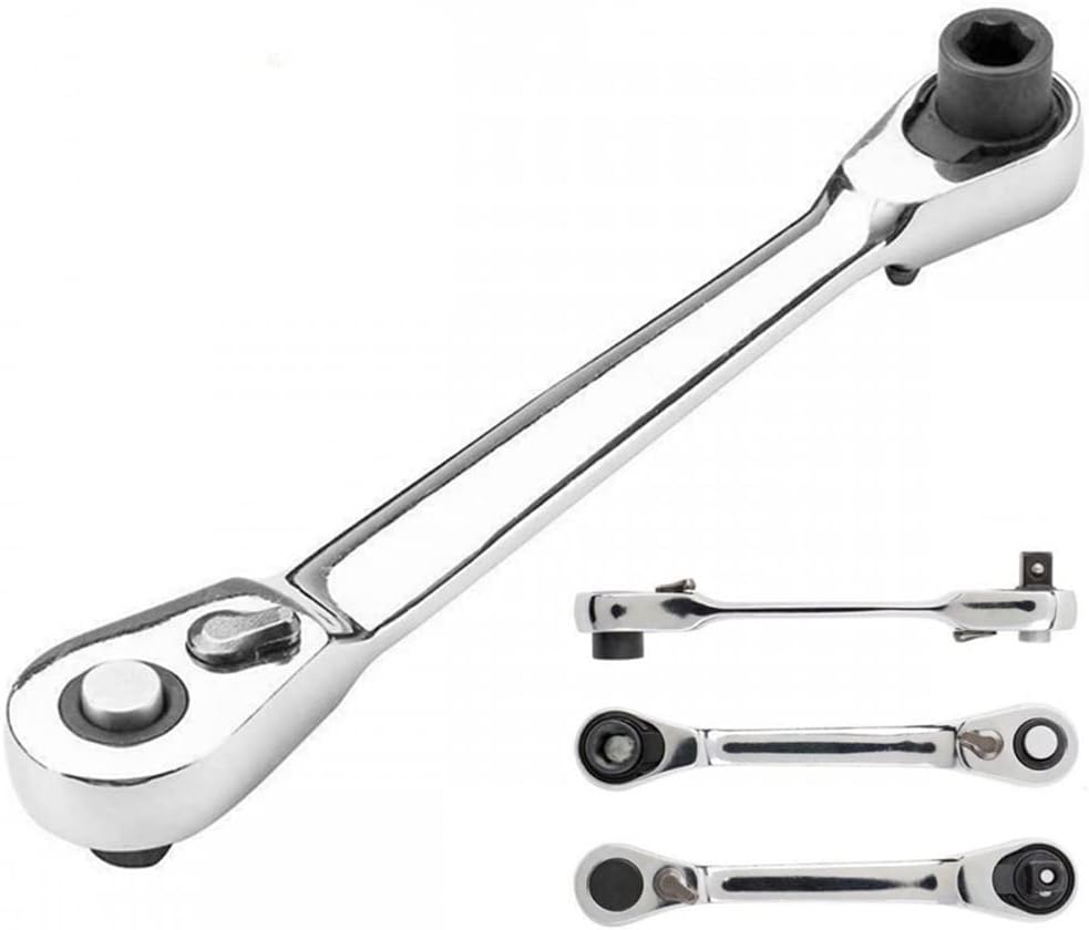 WINTOWIN 1/4-Inch Drive Extendable Ratchet Wrench, 1/4" Drive Ratchet ...