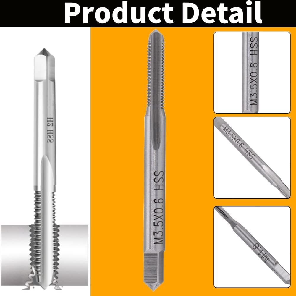 Micro Tap Set, Micro Taps Metric Tap Set Machine Mini Hand Tap for ...