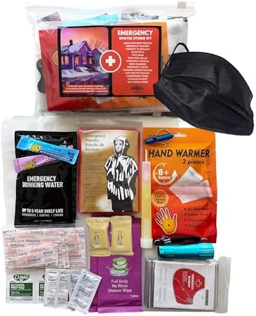 Amazon.com: Qu River Prep Winter Storm Emergency Kit (Compact ...