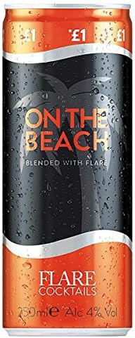 Flare Cocktails On the Beach 250ml (Pack of 12 x 250ml) : Amazon.co.uk ...