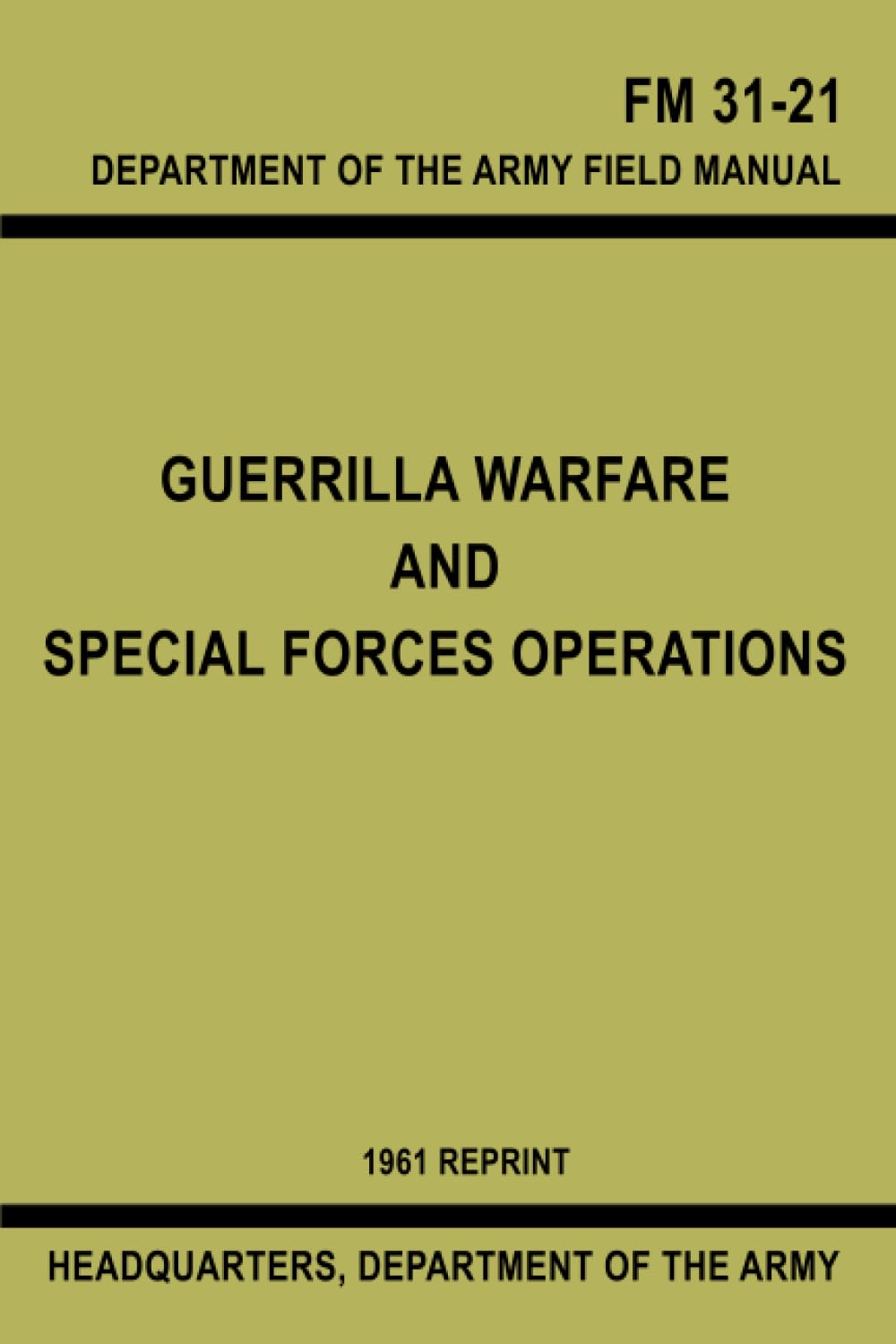 Amazon.com: Guerrilla Warfare and Special Forces Operations: Field ...