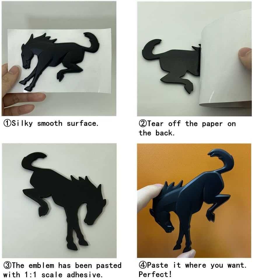 HJKK Emblemas de puerta trasera para Ford Bronco 2021 2022 2023 de ...