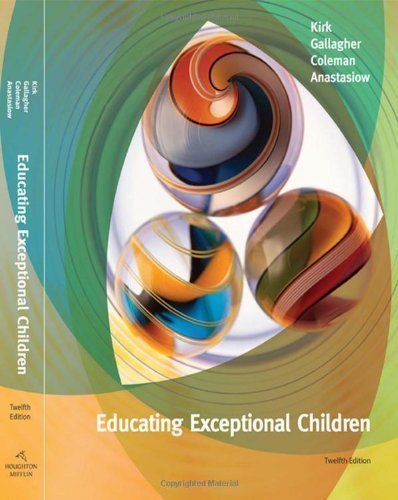 By Samuel Kirk - Educating Exceptional Children: 12th (twelve) Edition ...