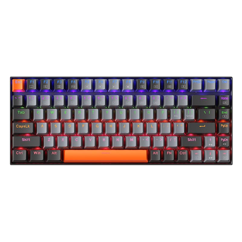 Buy MachenikeK500A 75% Mechanical Keyboard, 84 Keys Compact Gaming ...