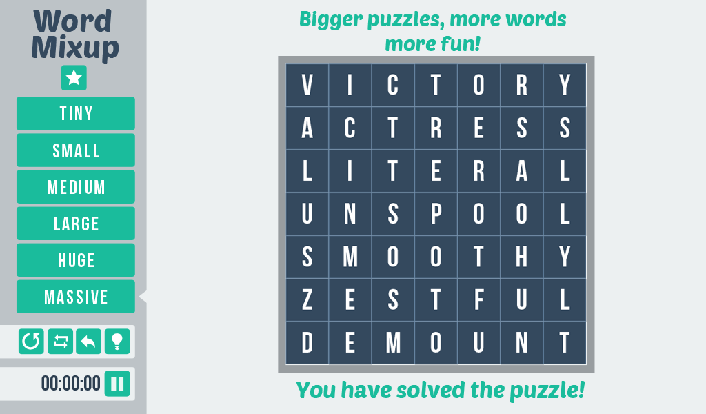 Word MixUp - Mix. Solve. Play this Word Jigsaw Game! - App on Amazon ...