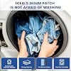 Amazon.com: Denim Patches for Inside Jeans - Iron On Patches for Jeans ...