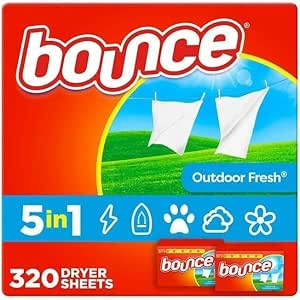 Bounce Dryer Sheets Laundry Fabric Softener Fresh Scent - Long Lasting ...